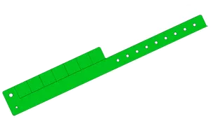 L Shaped 7 Tabs (Green Glitter)